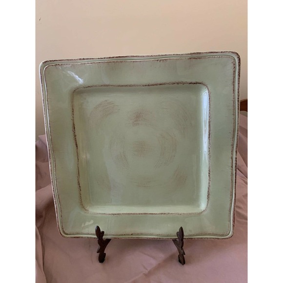 Gibson | Dining | Gibson Elite Square Stoneware Platter | Poshmark